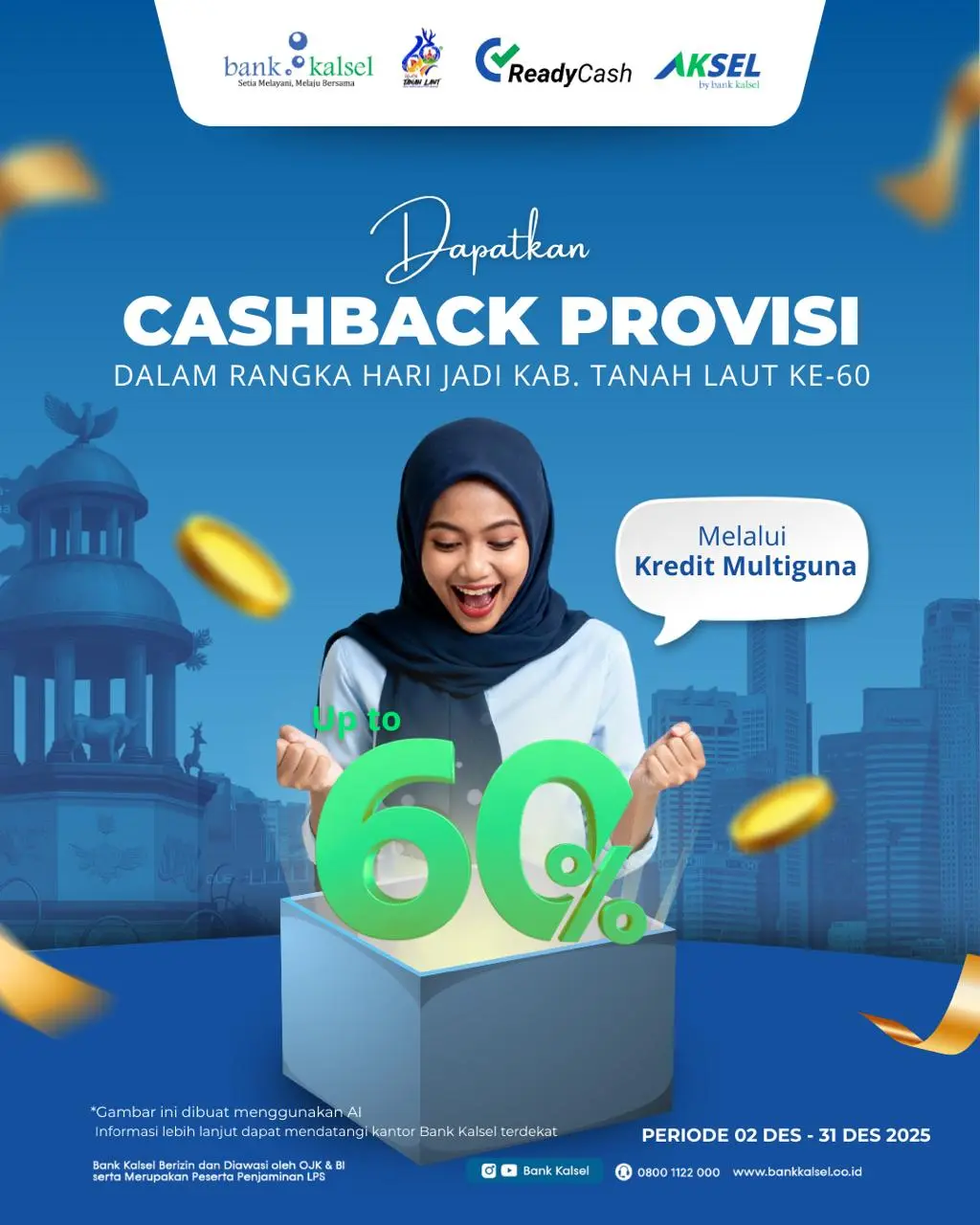 Bank Kalsel Hadirkan Promo Spesial Hari Jadi Kabupaten Tanah Laut ke-60 ...